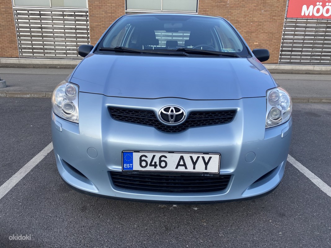 Toyota Auris 2007 1.4 71кВ coupe / light blue - Narva - Toyota, Auris ...