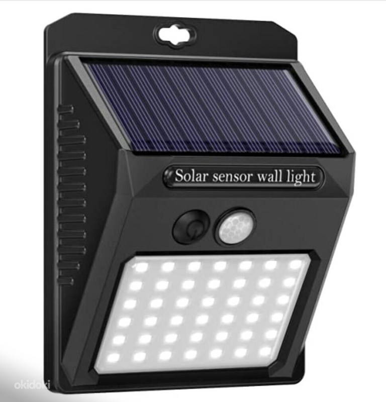 Светильник на солнечных батареях 48 светодиодов с датчиком Tallinn Мебель и интерьер