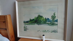 Eesti kunst-SIRJE VOIT(sündinud 1948a.)-Jõe saar 1974a. - Tallinn ...