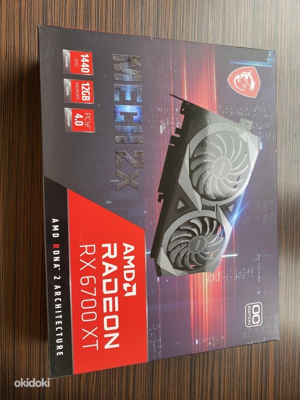 Radeon rx6700 xt 12gb MECH edition - Tallinn, Видеокарты – okidoki