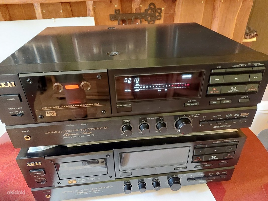 AKAI GX-75 mk2 , Tascam 122 mk2 , Akai GX - 75 - Tallinn, Kassettdekid ...