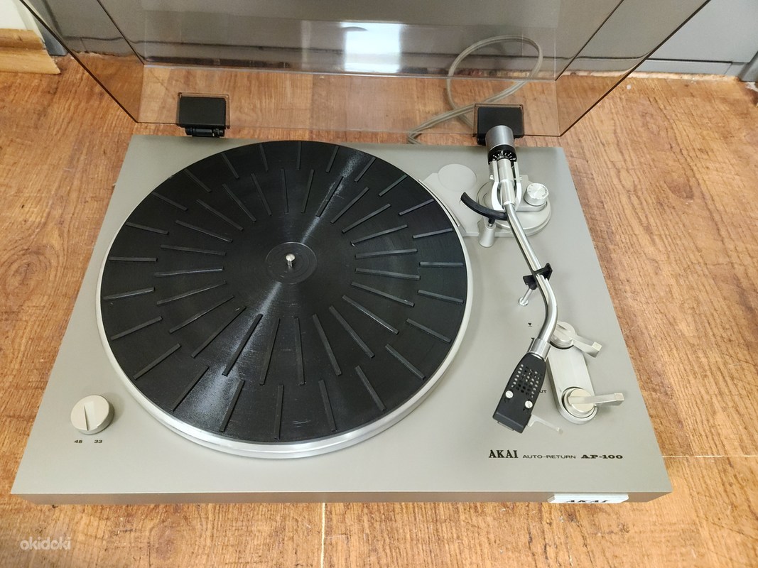 Akai AP-100 2-Speed Auto-Return Belt-Drive Turntable - Tallinn, Audio ja video – okidoki