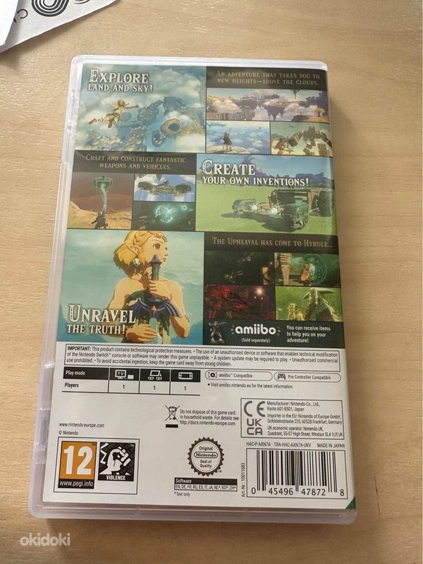 The Legend Of Zelda: Tears Of The Kingdom Switch - Tallinn - Mängud ...