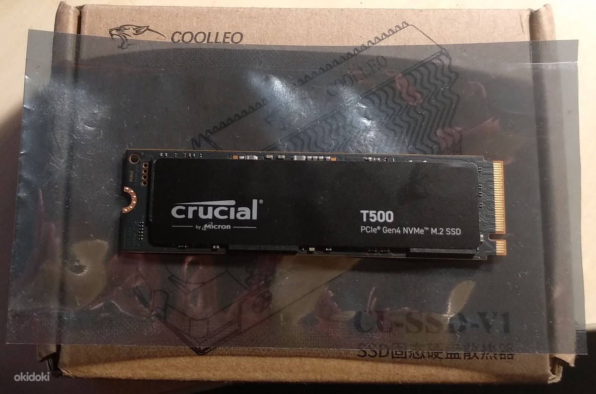 Crucial T500 4TB 2280 NVMe PCIe 4.0 SSD + heatpipe-ga cooler - Tallinn ...