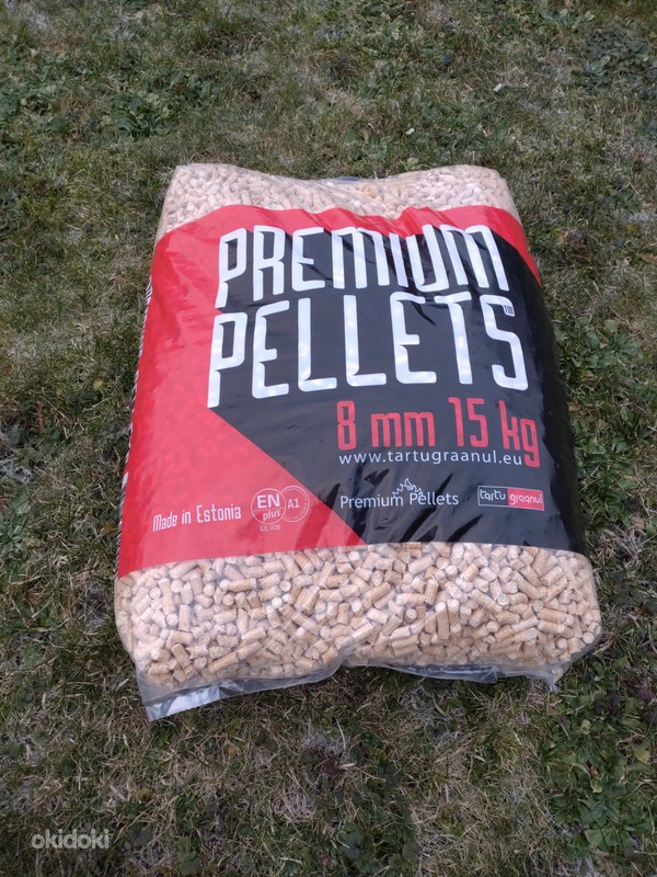 Pelletid 6 ja 8mm premium 15kg 975kg - Tallinn, Küttepuud, briketid ...
