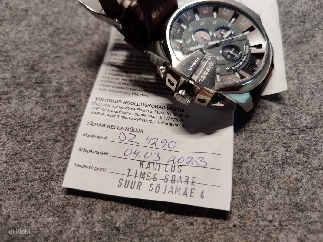 Diesel® Chronograph 'Mega Chief' Men's Watch DZ4290 - Tallinn, Kellad ...