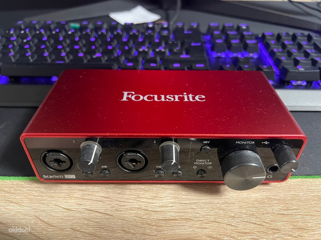 Звуковая карта FOCUSRITE SCARLETT 2i2 3RD GEN - Rapla, Rapla vald ...
