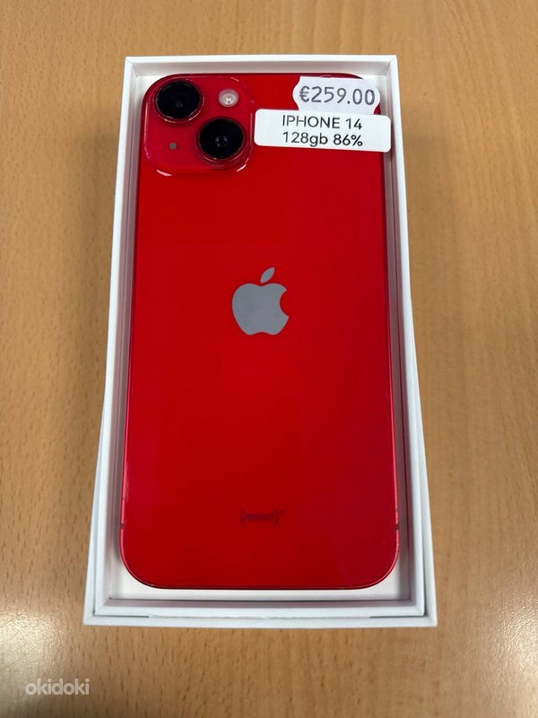 iPhone 14 128Gb Red heas korras - Tallinn, Mobiiltelefonid – okidoki